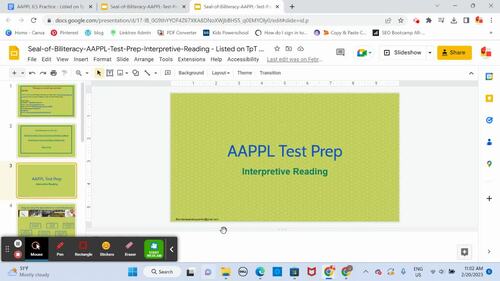 Spanish Seal of Biliteracy AAPPL Test Practice Bundle Speaking, Reading ...