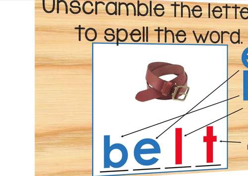 nt lm Blends Unscramble Montessori Blue Language Boom Cards DL | TPT