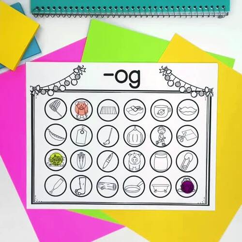 Short Vowel O Word Families Worksheets - Kindergarten Small Group ...