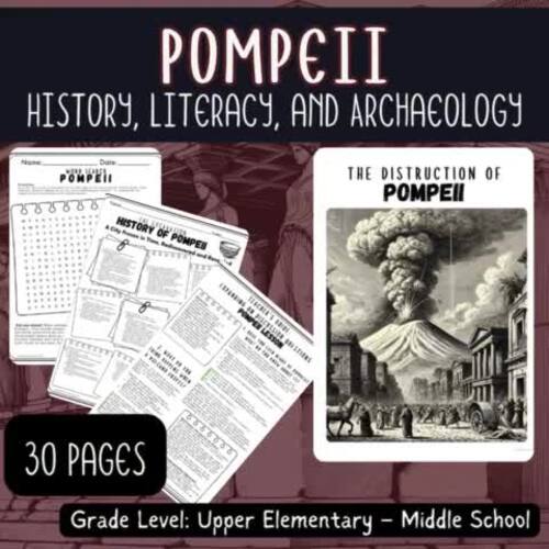 Pompeii: A History, Literacy, and Archaeology - Roman History | TPT