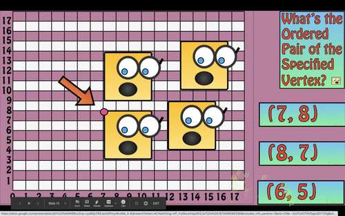 Math Moji: Coordinates & Ordered Pairs Body Movement PE Google Slides ...