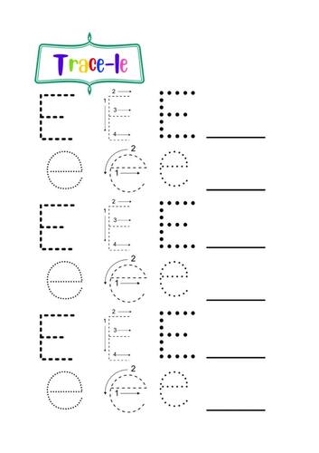 Toddlers Curriculum | French Letter "E" Activities by Brainstorm Preschool