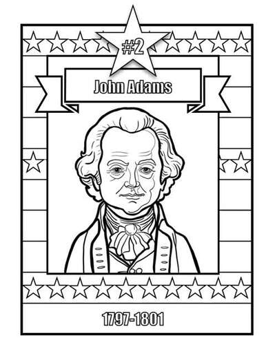 US Presidents Coloring Pages and Biographies Bundle- All 45 Presidents