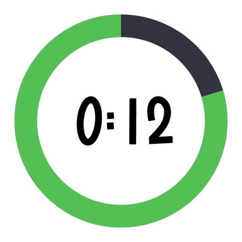 Visual Timers - Green - Digital Countdown - Classroom Management Tool