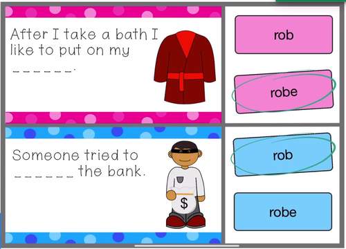 Changing Short Vowels to Long Vowels Using "Magic E" Boom Cards | TPT