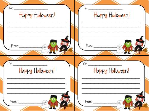 Halloween Candy Gram (Boo Gram) for Students and Staff-No Tricks, Just ...