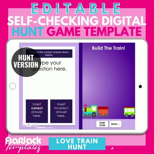 Love Train Hunt Google Slides PowerPoint Editable Game Template | TPT