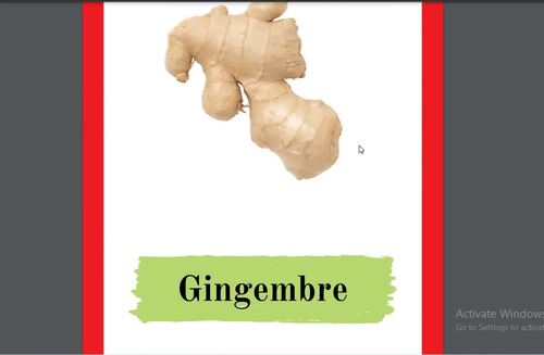 French flashcards - Real Vegetables in French - French vocabulary - Legumes