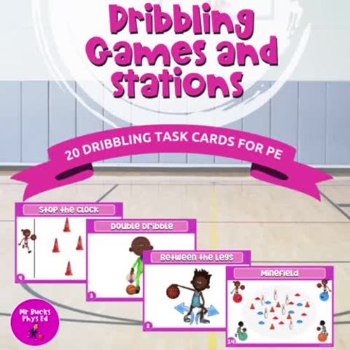 Physical Education Skills Series - Hand Dribble Task Cards by Mr Bucks ...