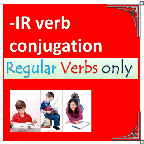 How to conjugate - IR regular verb in French | TPT