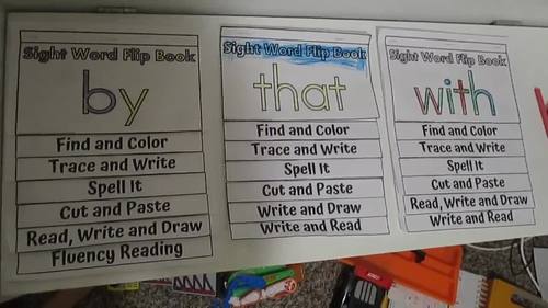Fry 1-100 Sight Word Flip Book Bundle by The Connett Connection | TpT