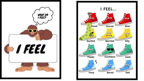 SEL Games and Activities - Coping Skills - Problem Solving - Bigfoot Bundle