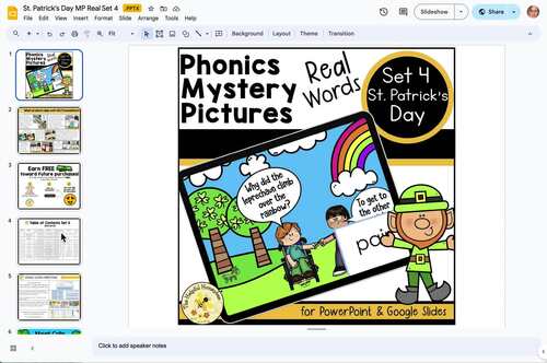 UFLI aligned St. Patrick's Day Phonics Mystery Pictures - Real Words Set 4