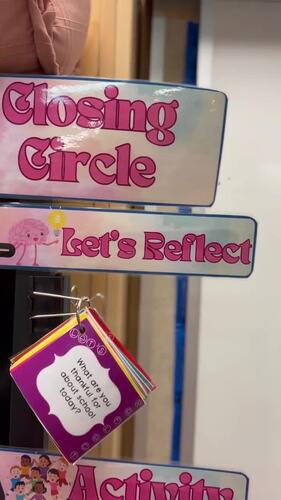 End of Day SEL Activities | Closing Circle for Responsive Classroom Routine