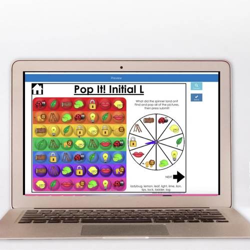 Articulation Pop It BOOM Cards™ for L & L Blends | Speech Therapy