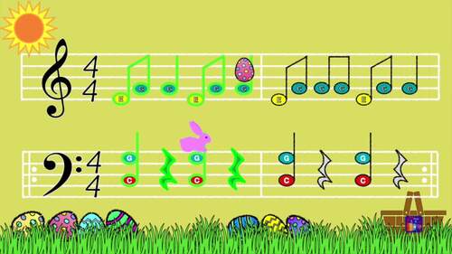 Easter Egg Hunt - Lesson Bundle Set by PlinkPlonkPlay | TPT