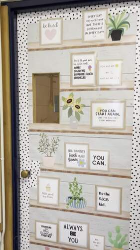 Motivational Quotes Bulletin Board or Classroom Door Decor Kit ...