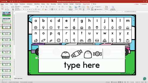 Sweet Desserts Crack the Code - Editable - PowerPoint by KinderCrafting