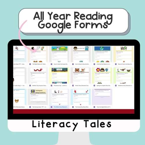Reading Story Elements Google Forms- Bundle by Literacytales | TPT