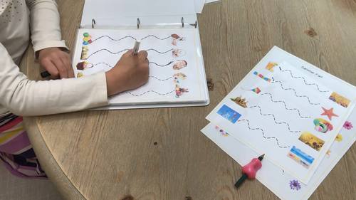 Fine Motor Skills Tracing 11 Monthly Sets Tracing by AdaptEd 4 Special Ed