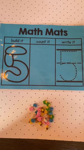 Number Mats for 1-20 by The Kinder Korner | TPT