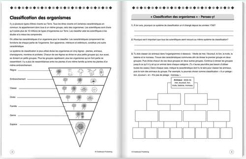 Daily Science Grade 6 (French Version) by Chalkboard Publishing | TPT