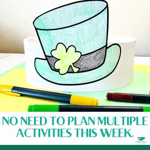 St. Patrick’s Day Speech & Language Craft Headbands - Spring Speech Therapy