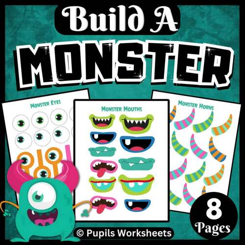 Build A Monster Craft Activity I Fun Summer and End of Year Craft Activity