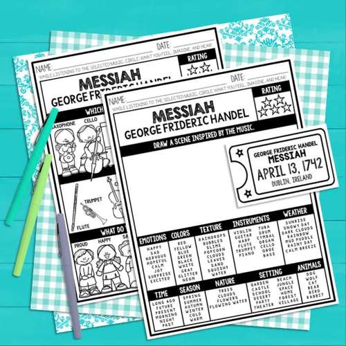 George Handel Messiah | Classical Music Listening Activities for Easter