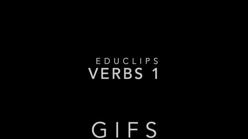 GIFs - Verbs 1 - Animated Images - {Educlips} by Educlips Clip Art