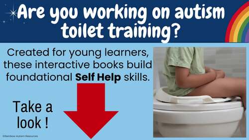 Toilet Training Adapted Book Autism Life Skills Potty Training | TPT