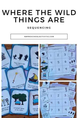 Where The Wild Things Are Activities by Nomadic Bee | TPT