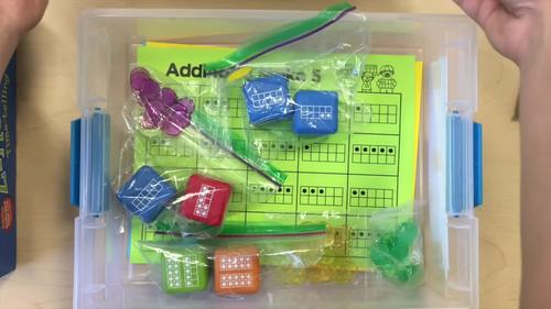 1st Grade Math Center for Adding to 5, 10, & 20: Differentiated Math Game