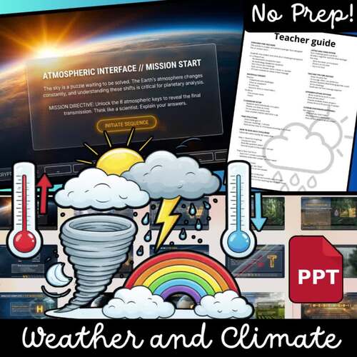Weather and Climate Escape Room | Science Review Game | No Prep ...