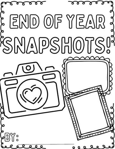 Snap Shot Memory Book - End of the Year Memory Book! by TeachingwithRyley