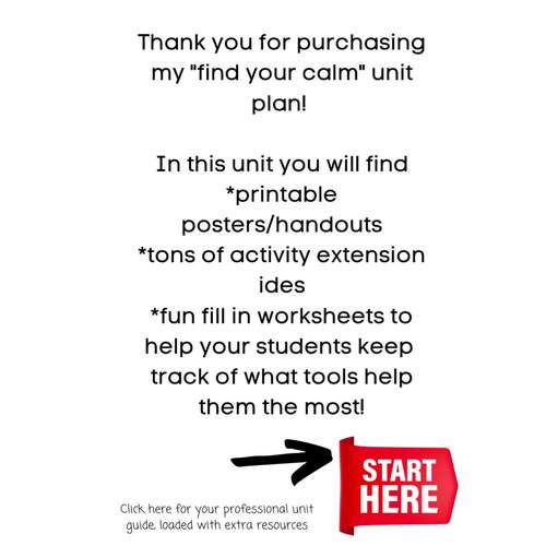 Calming Skills Duo-Strategies, Professional Resources and Tons of ...