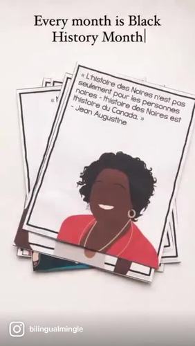 Notable Black Canadians Posters - French Edition by Bilingual Mingle