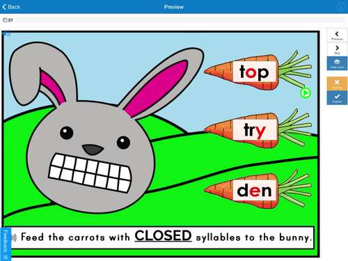 Closed Syllable or Open Syllable Sorting BOOM CARDS by Step by Step ...