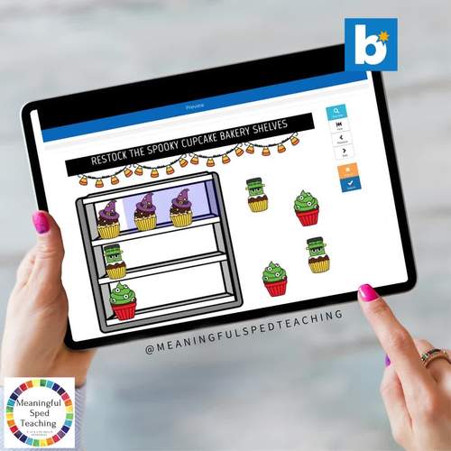 Halloween Life Skills Stock The Shelves Special Education Boom Cards™