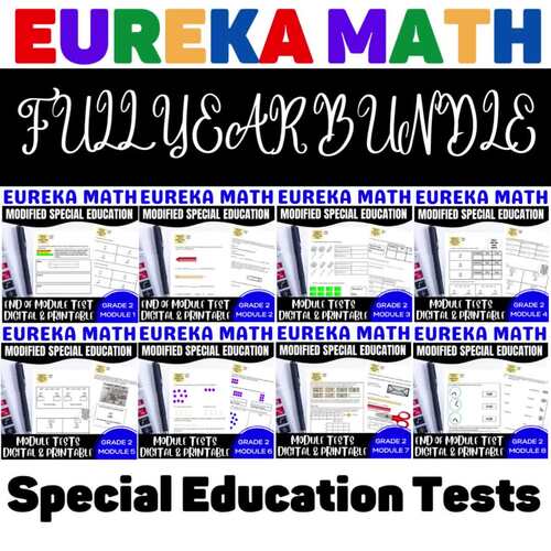 Full Year Special Education EngageNY {Eureka} Math Grade 2 Modified ...