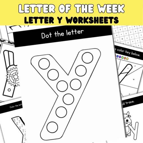 Letter worksheets | Uppercase lowercase | Letter Y activities | Letter ...