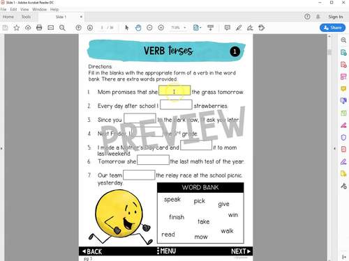 May NO PRINT Language Pack Interactive PDF With Print Option by Stacy ...
