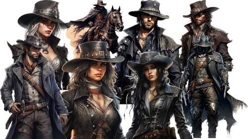 steampunk western