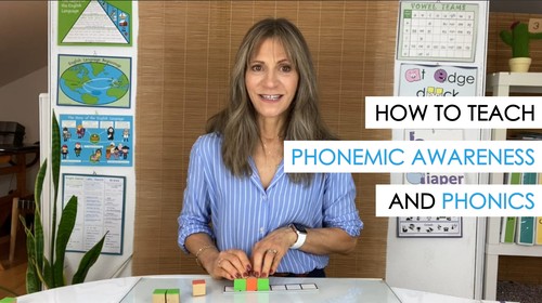 How to Teach Phonemic Awareness and Phonics tutorial PLUS an activities ...