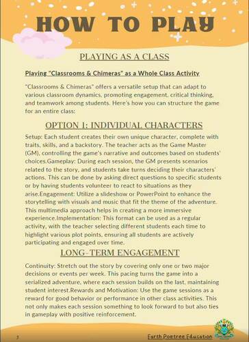 Classroom Master Guide: Portals of Possibilities Campaign: Episode 1 ...