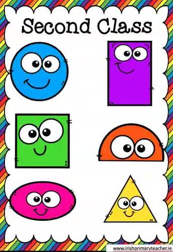 2D Shapes Display Pack and Worksheets by Irish Primary Teacher | TPT