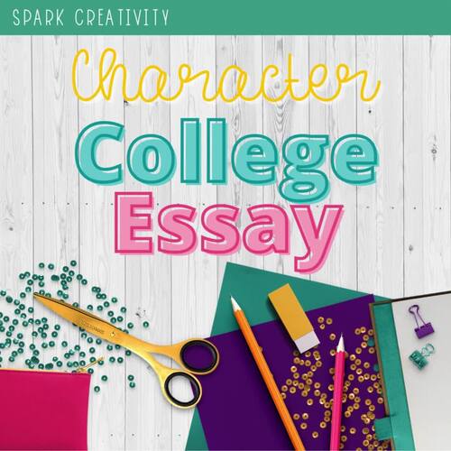 Final Project for Any Novel: Character Writes a College Essay | TPT