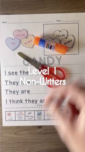 Valentine's Day Differentiated Journals - Writing for Special Education