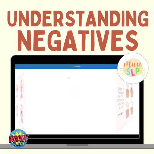 Understanding Negatives in Sentences Boom Cards™ by Mau SLP | TPT