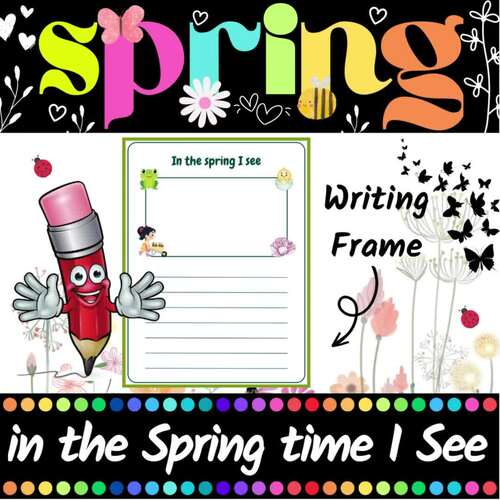 spring writing crafts | spring writing prompts | spring break writing